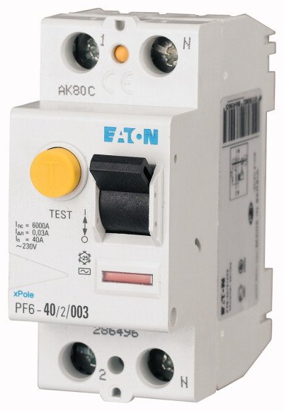 Prúdový chránič EATON 2P 40A - 286496 • elektroalica.sk