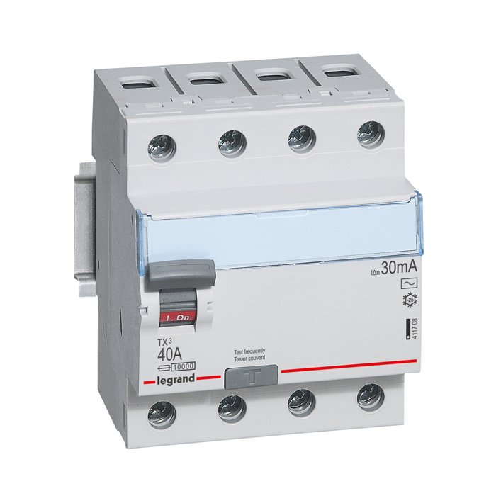 Prúdový chránič LEGRAND TX3 3P 40A - 411708 • elektroalica.sk